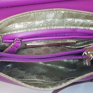 Ivanka Trump | Bags | Ivanka Trump Purse Small Purple Crossbody With ...